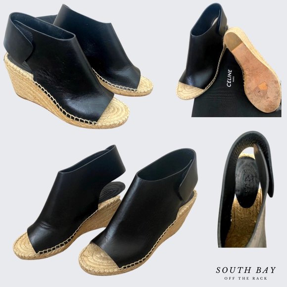 Celine | Shoes | Cline Wedge Espadrille Sandals | Poshmark